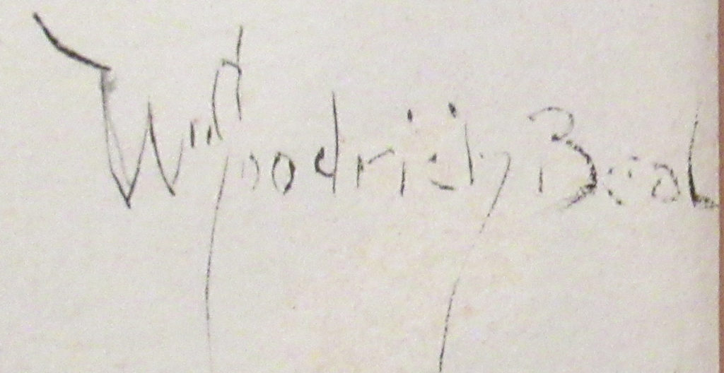 American Artist William Goodrich Beal Watercolor Drawing | Holzman Antiques