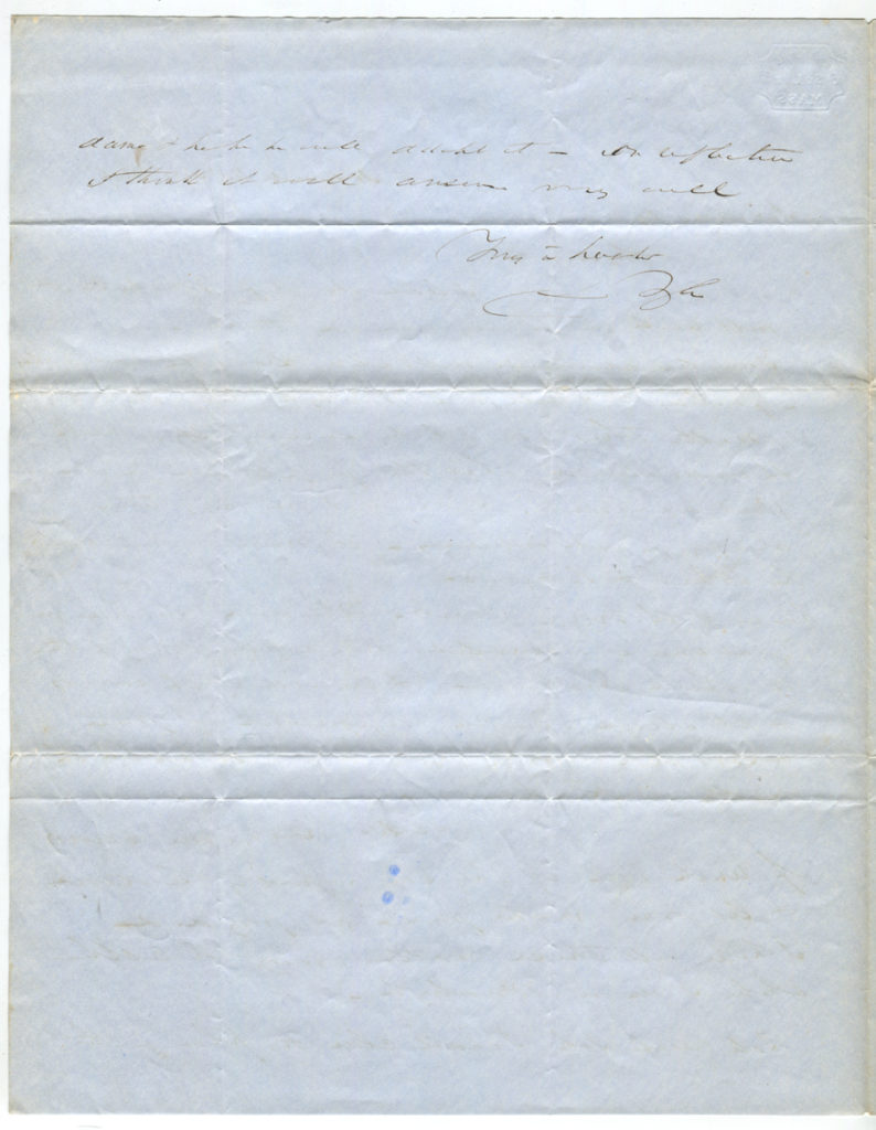 1848 Future Civil War General Daniel Tyler Writes to James Ames: “Send ...