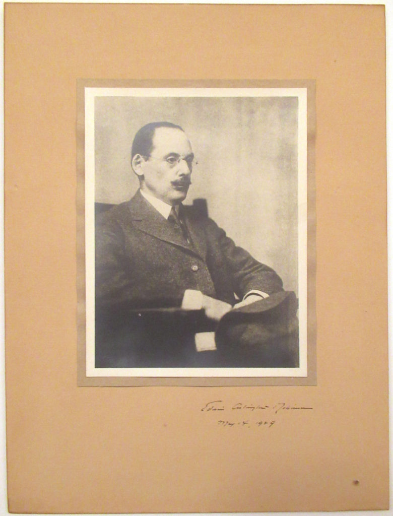 1929 American Poet Edwin Arlington Robinson Signed Portrait | Holzman ...