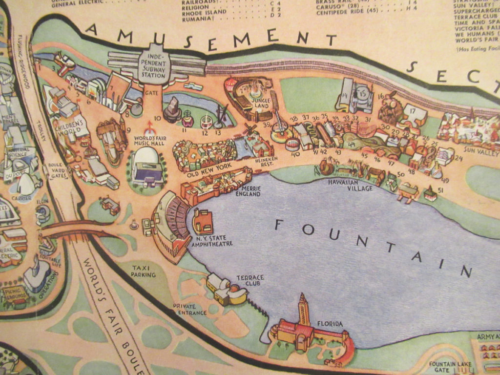 1939 New York World’s Fair Map New Yorker Magazine | Holzman Antiques