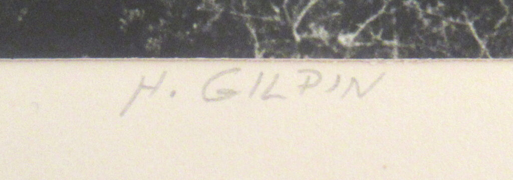 California Photographer Henry Gilpin Signed Original Photograph ...