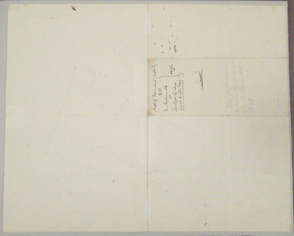 1828 Manuscript Lot Map, Cantine Land, Marbletown, NY | Holzman Antiques