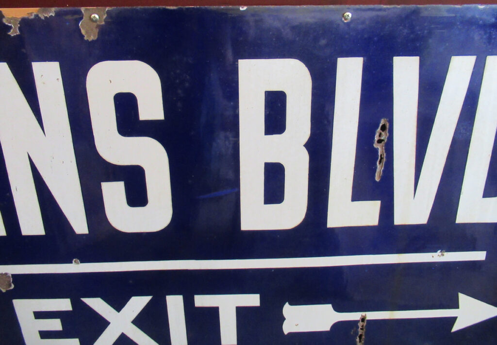 1920s Original New York City Subway Sign Queens Boulevard [NYC ...